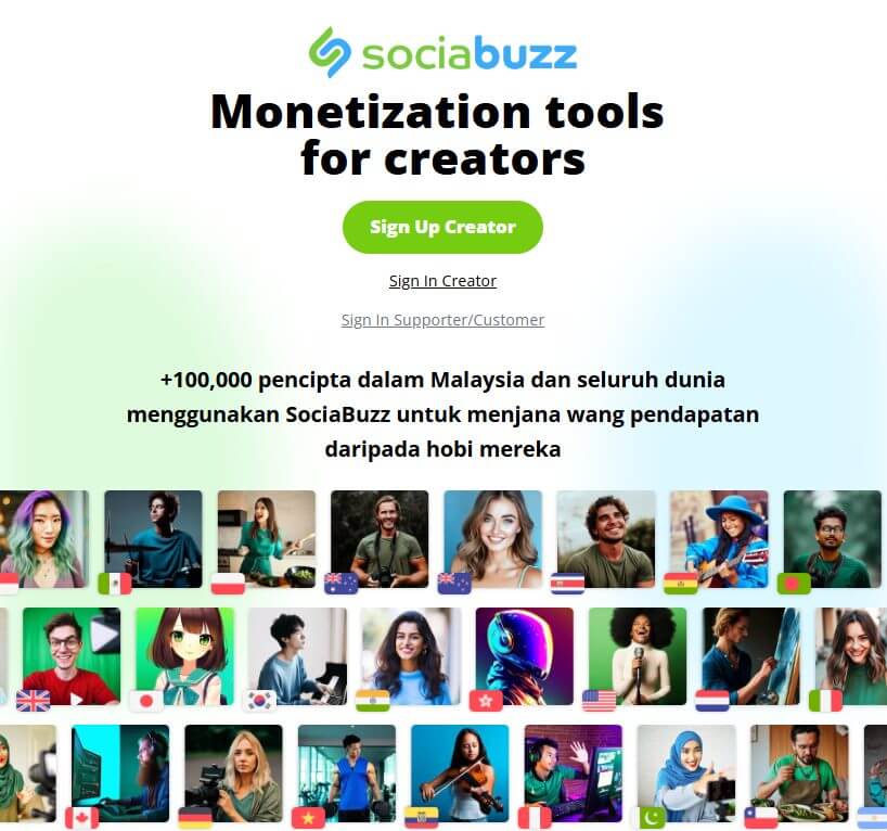 SociaBuzz Platform Monetization Content Creator - AmirAzman.MY